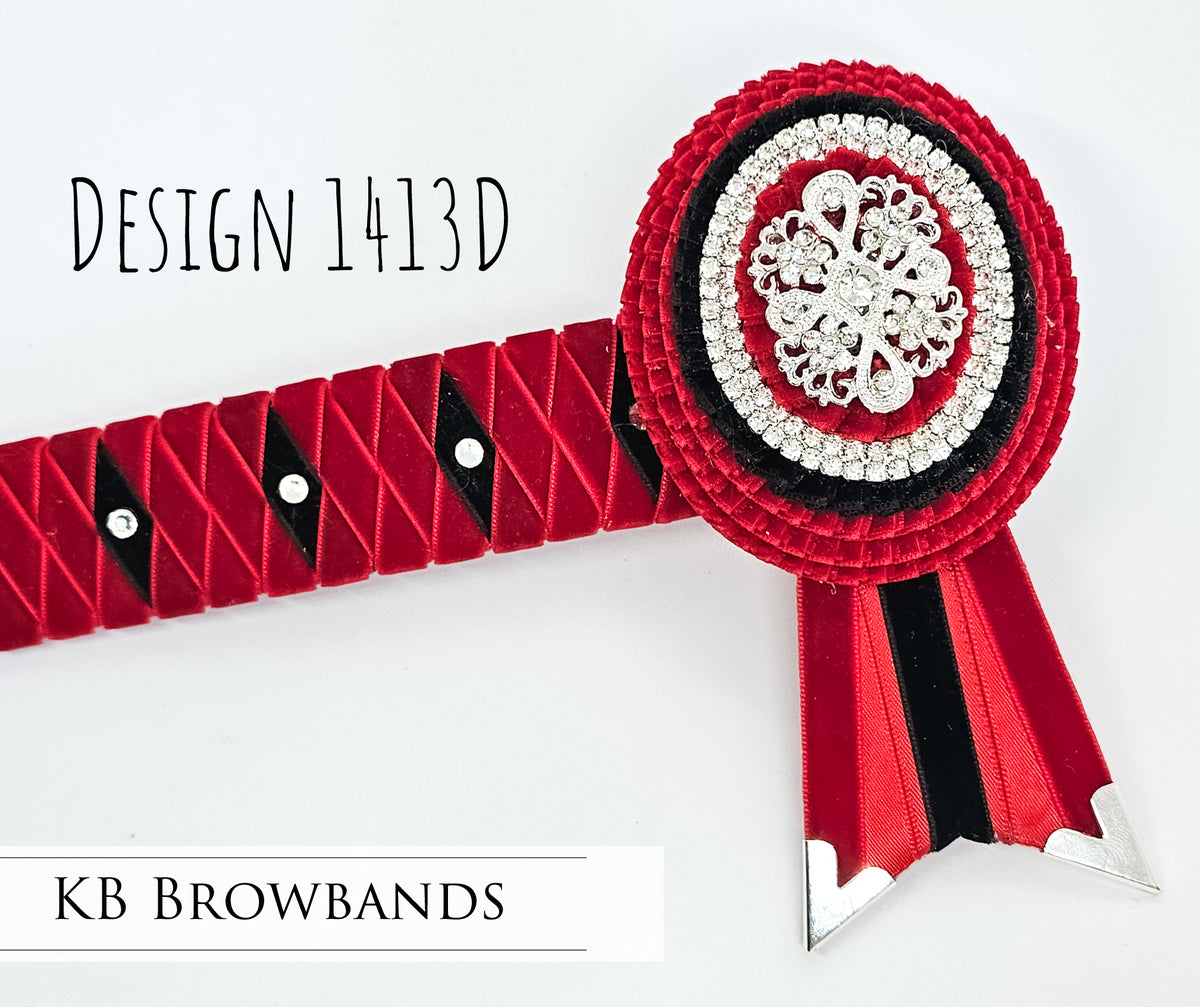 KB Browbands Design 1413D