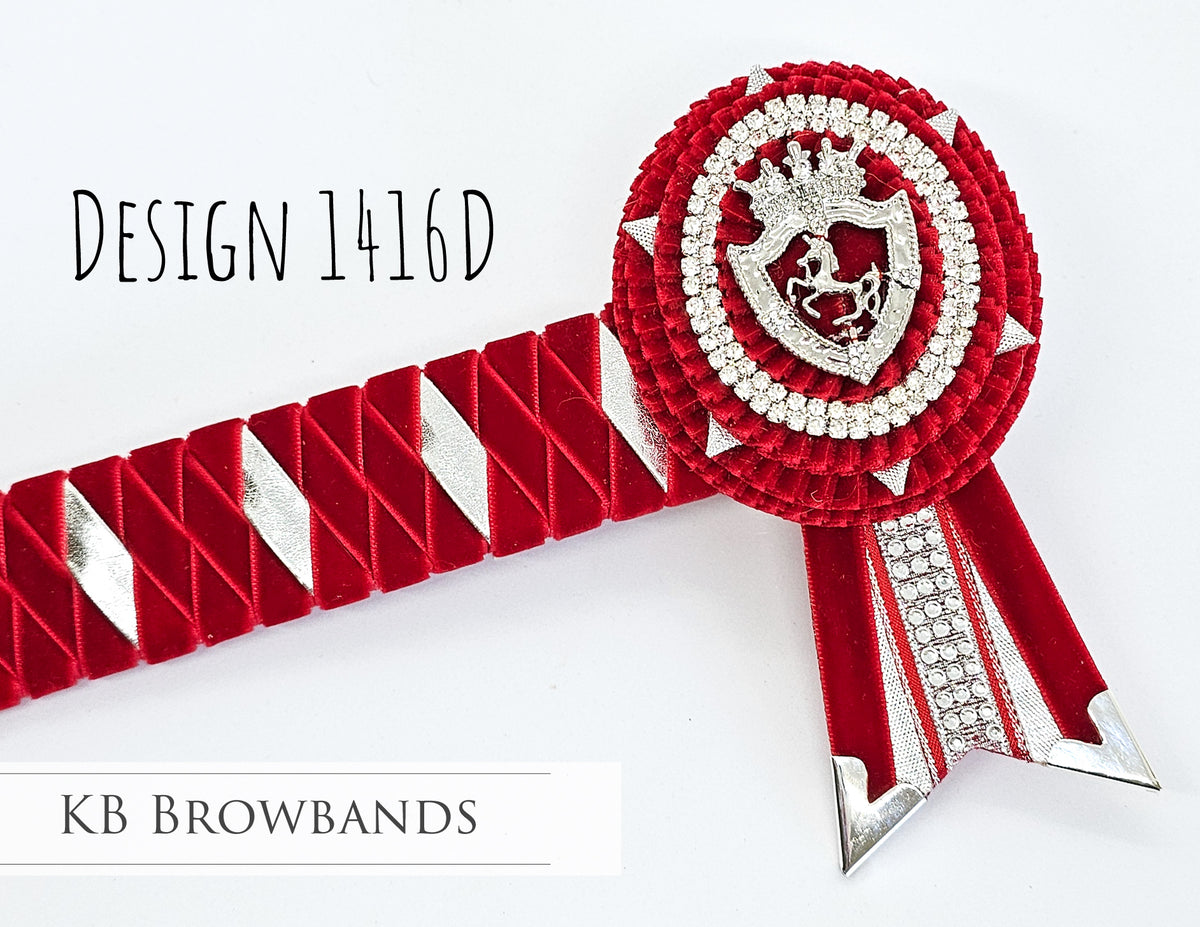 KB Browbands Design 1416D