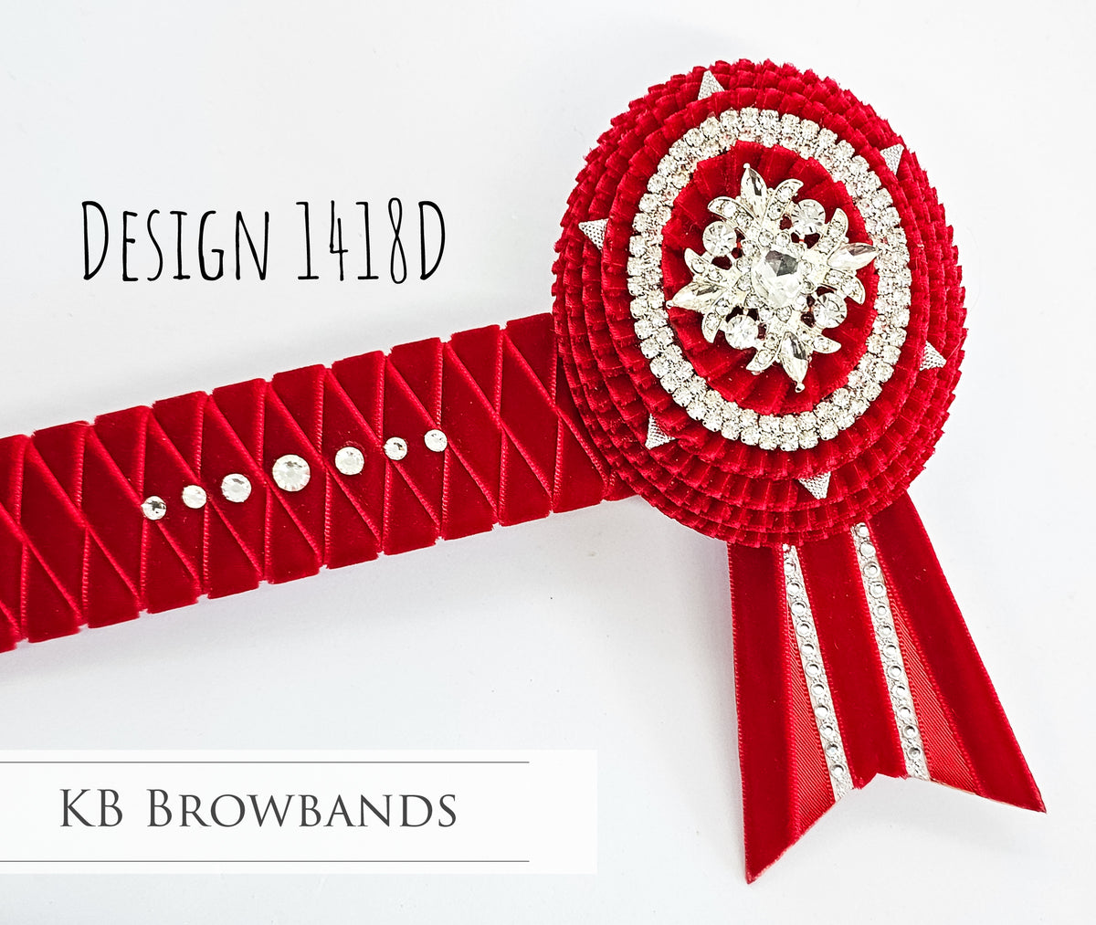 KB Browbands Design 1418D