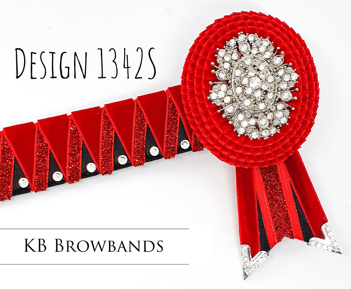 KB Browbands Design 1342S